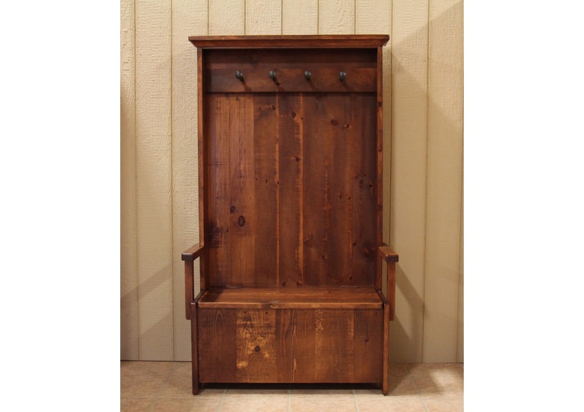 Rustic Hall Seat - The Rusty Star